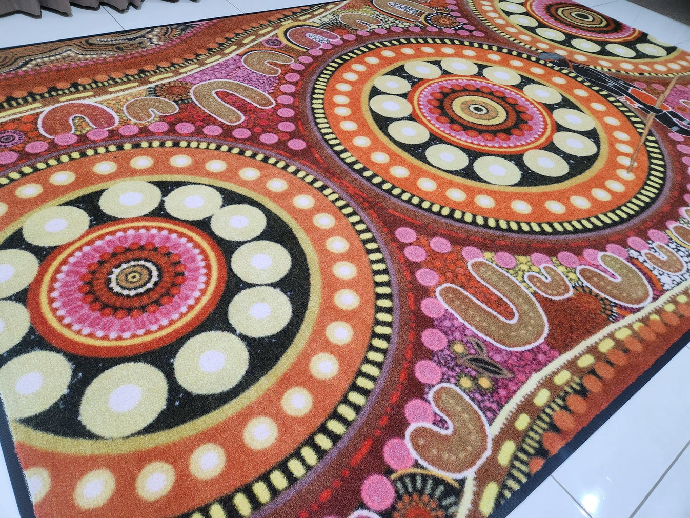 Australian Indigenous School Rug - Since the Beginning (2m x 3m)