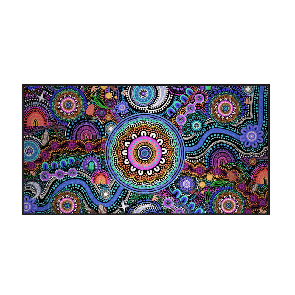Australian Indigenous Classroom Mat - Ngulawaa (1.8m x 3.4m)