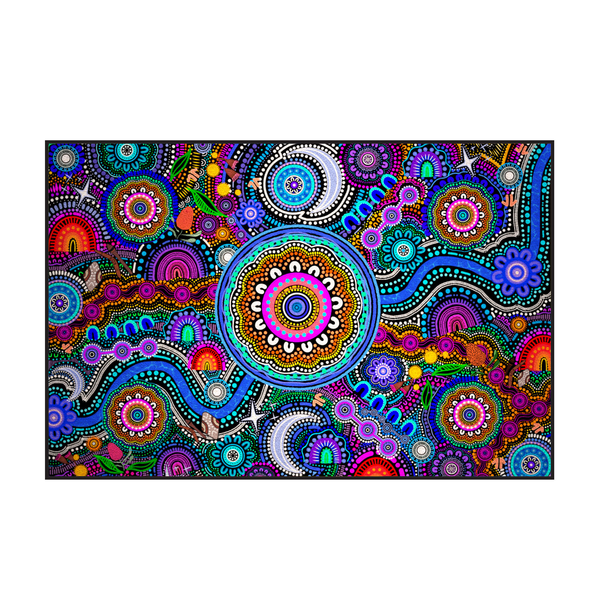 Australian Indigenous Classroom Mat - Ngulawaa