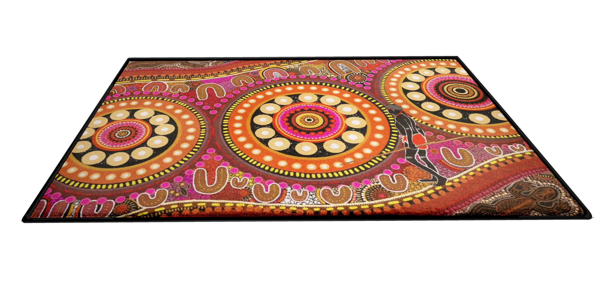 Australian Indigenous School Rug - Since the Beginning