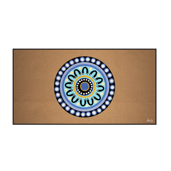 Yarning Circle Earth 2m x 3m Indigenous Classroom Mat