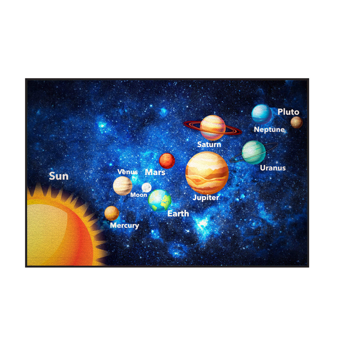 Solar System Classroom Mat - 2m x 3m | Bloom Classroom